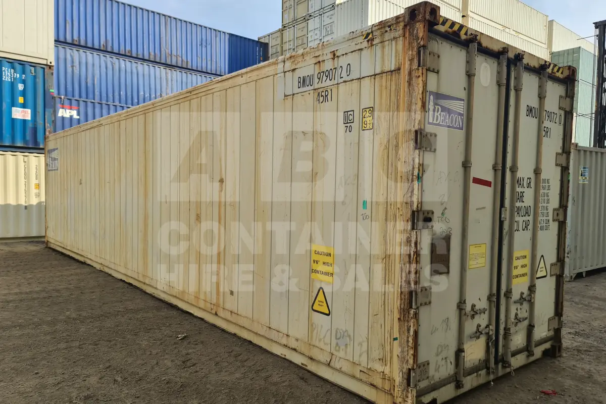 40' High Cube Refrigerated "Reefer" Shipping Container (Non-Operational ...